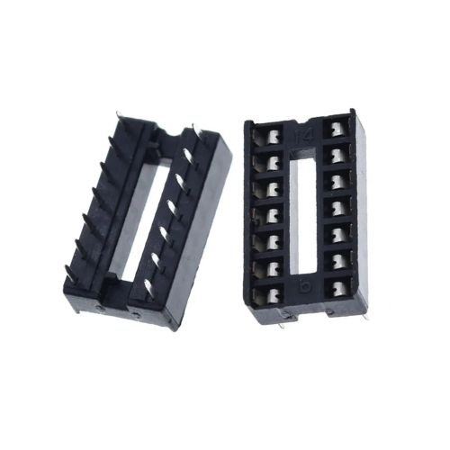 DIL IC SOCKET 14-PIN
